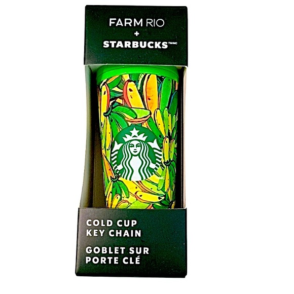 FARM Rio | Accessories | Starbucks X Farm Rio Banana Cold Cup Key Chain ...